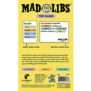 Looney Labs Mad Libs: The Game - Classic Fun for Family Game Night