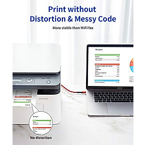 JSAUX USB B to USB C Printer Cable 10ft, USB C to USB B Printer Cable Nylon Braided, USB C MIDI Cable Compatible for MacBook Pro, HP, Epson, Canon, Brother, Lexmark, Xerox Printers and Scanner-Red