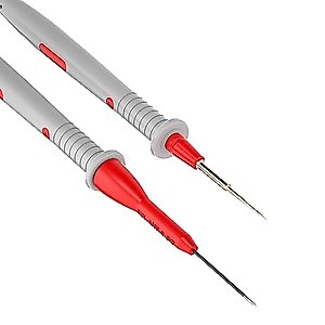 Goupchn Test Probe Set 4PCS 600V/10A Non-Destructive Back Probes and 4PCS Gold-Plated Precision Sharp Probes for 2mm Multimeter Leads Electrical Testing