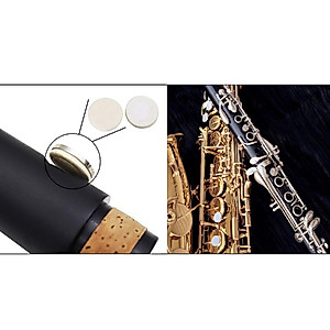 Comidox 17pcs/Set Clarinet Leather Pads for Exquisite Wind Instrument Replacement Accessories 2Sets