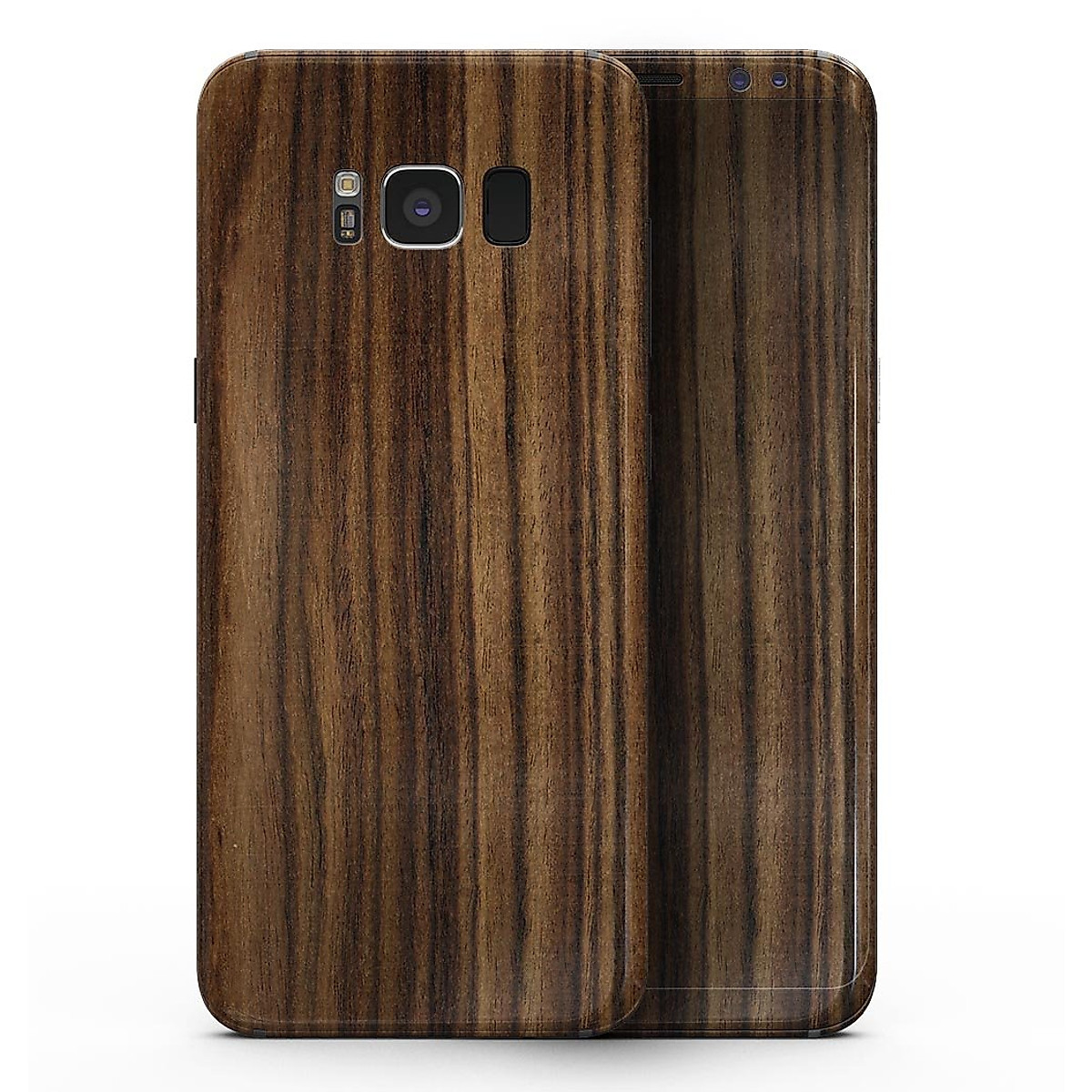 Design Skinz Design Skinz Bright Ebony Woodgrain Full-Body Wrap Decal Skin-Kit for The Galaxy S7