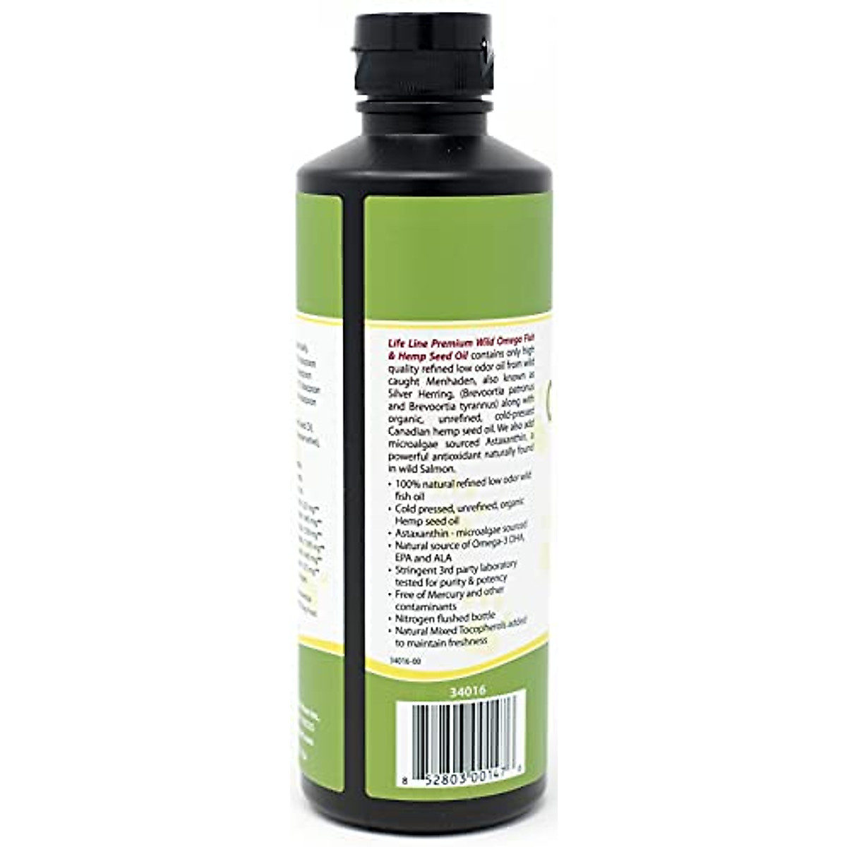 Omega Fish + Hemp Seed Oil 16.5 oz