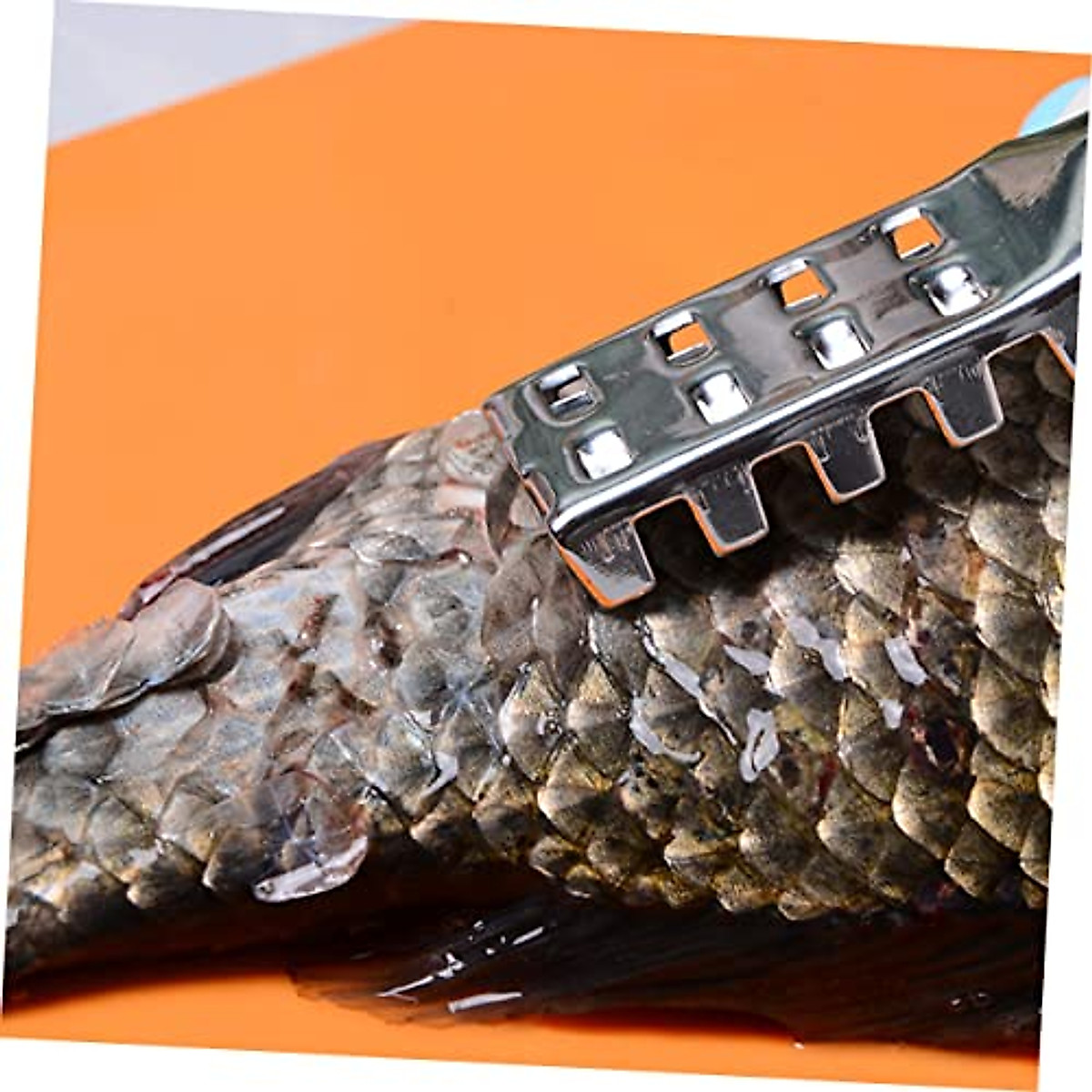 Fish Skin Cleaner Remover Fish Scale Kitchen Fish Scale Scraper Cleaner Fish Scales Manual Fish Scales Fish Scale Brush Scales Silver Manual Bamboo Fish Scraper