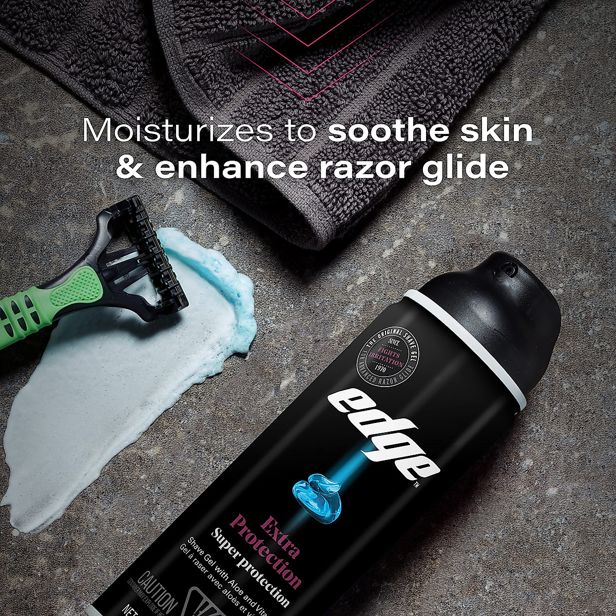 Edge Extra Protection Shaving Gel, 198g