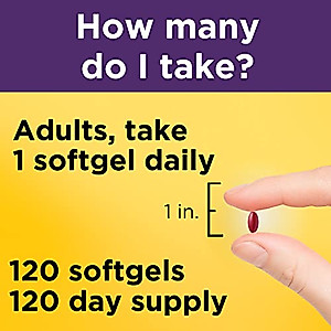 Nature Made Hair Skin and Nails with Biotin 2500 mcg, Dietary Supplement For Healthy Hair Skin and Nails Support, 120 Softgels, 120 Day Supply