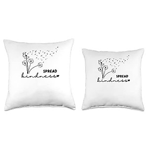 Tiffany and Co. Spread Kindness Womens Shirt Spread Kindness T Shirt for Women Summer Throw Pillow, 18x18, Multicolor
