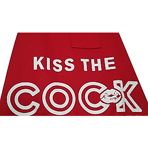 Kiss The Cook Prank Apron - Perfect Gag For Dad & Barbecue Parties