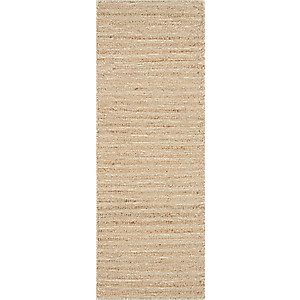 Continental Rug Company Natures Mix Jute/Wool Area Rug, 2' x 3', Natural