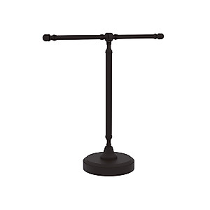 Allied Brass RWM-2-ORB Vanity Top 2 Arm Guest Towel Holder, Oil Rubbed Bronze