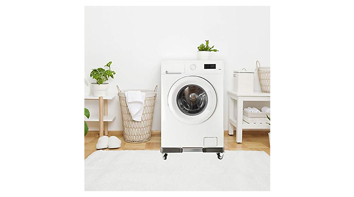 Heavy Duty Washing Machine Dolly - Adjustable & Locking Wheels