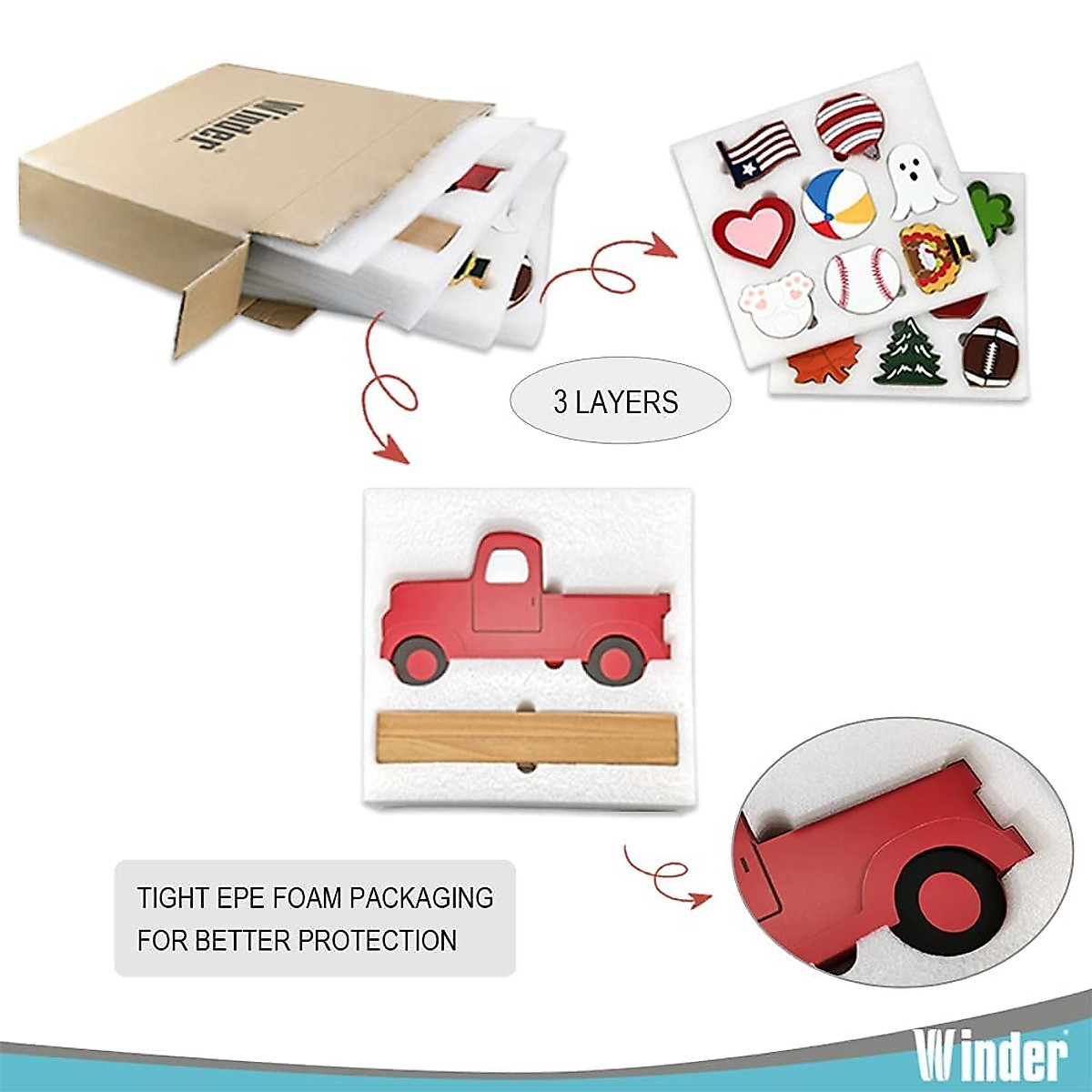 Beauty waterproof eye black 2-Side Block Seasonal Cutout Set with Interchangeable 16-Icons for Spring 4th-L8