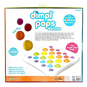 Fat Brain Toys Dimpl Pops Deluxe - The Ultimate Popping Experience, Kids & Adults