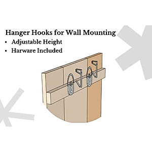 Barn Walls Whitewash Headboard King Size Weathered, Hanger Style, Handcrafted. Mounts on Wall. Easy Installation