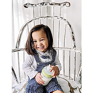 Sippy Spout Nipples for Comotomo Baby Bottle | 2-Count | Soft Spout | Food Grade Silicone | Spill-Proof (Variable Flow)