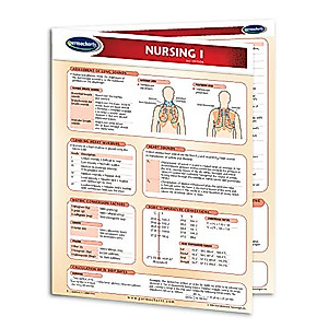Permacharts Nursing, BSN, Registered Nursing Year 1 Curriculum Essential Quick Reference Guides - 20 Chart Bundle Medical Nursing Charts Bundle