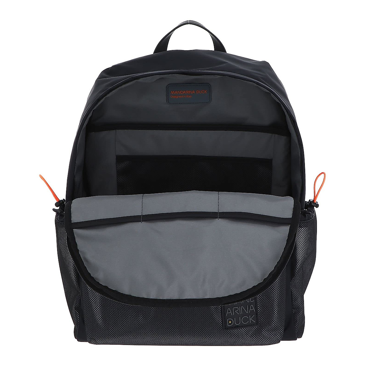 Mandarina Duck Unisex's Backpack, Black, Taglia Unica