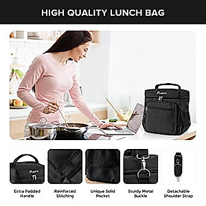 PLOUTO Extra Large Insulated Lunch Bag 24-Can (18L) Soft Leakproof Water Resistant Lunch Cooler for Men Women Adults Travel Picnic Office