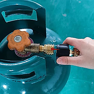 MENSI Propane Tank Adapter: Convert 1lb Devices to 5-40lb Tanks