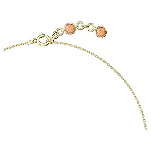 SWAROVSKI Orbita necklace, Drop cut crystal, Multicolored, Gold-tone Finish