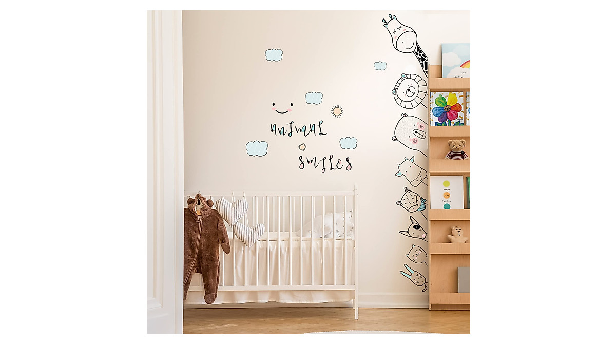 Cute DKTIE Animal Wall Stickers for Kids Rooms