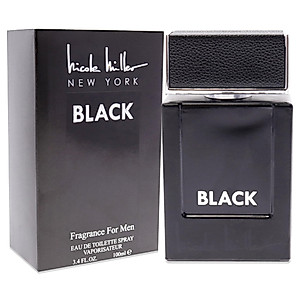 Nicole Miller Black Mens Eau De Toilette Spray 3.4 Oz