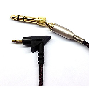NewFantasia Replacement Audio Cable Compatible with Sennheiser PXC450, PXC350, PC350, HD380 PRO Headphones Braided Wire Audio Upgrade HiFi Stereo Cord 1.2meters/4feet