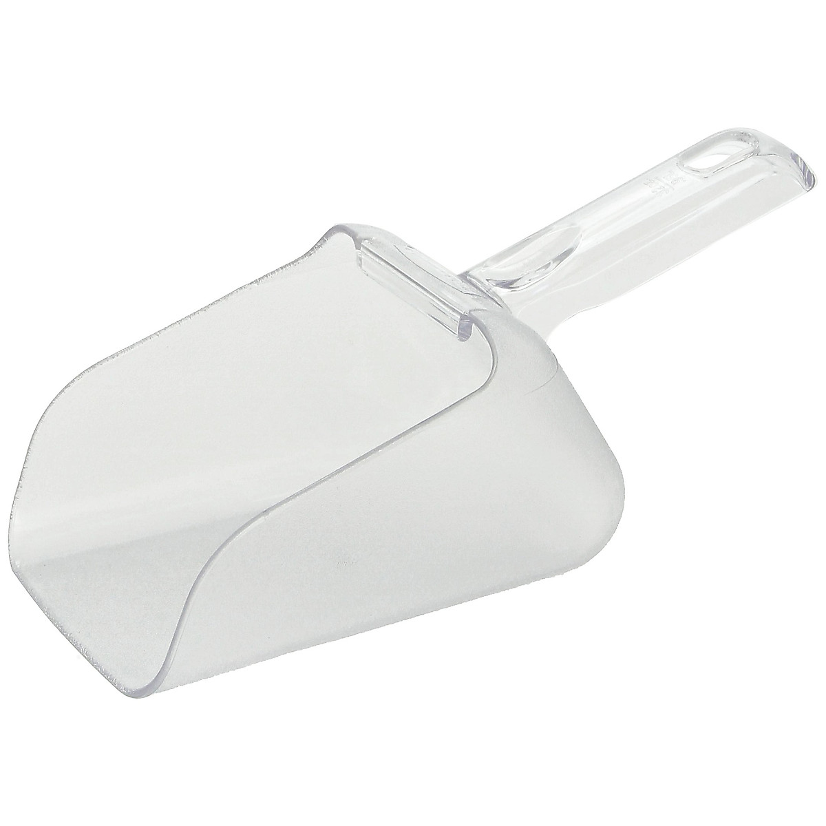 Rubbermaid 9F75 32 oz Capacity, 10.8" Length x 4.8" Width x 4.7" Height, Clear Color, Polycarbonate Bouncer Contour Scoop