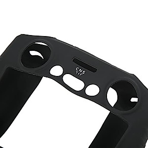 Silicone Cover for Drone Controller, Nonslip Texture for Drone Controller, Silicone Protective Case Reinforcing Rib Design Antidrop Dustproof for (Black)