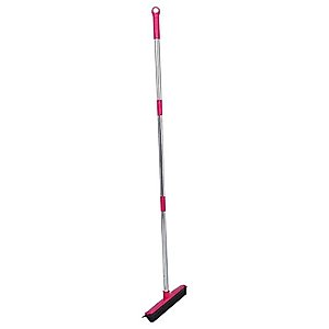 Telescopic Rubber Floor Brush for Dog Hair Three - 杆 Carpet Sweeper Floor Broom with Multifunction Tools, Rubber and PP Sweeper for Carpets and Pet Hair, Broom Floor Cleaner