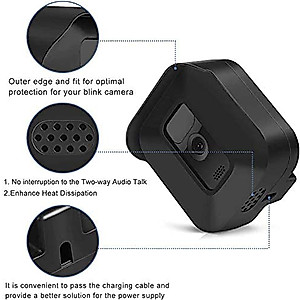 AOTNEX Wall Mounts for Blink Outdoor Camera, Outdoor Weather Proof Housing with Adjustable Mount for Blink XT/XT2 Home Security System 3 Packs (XT2 Black)
