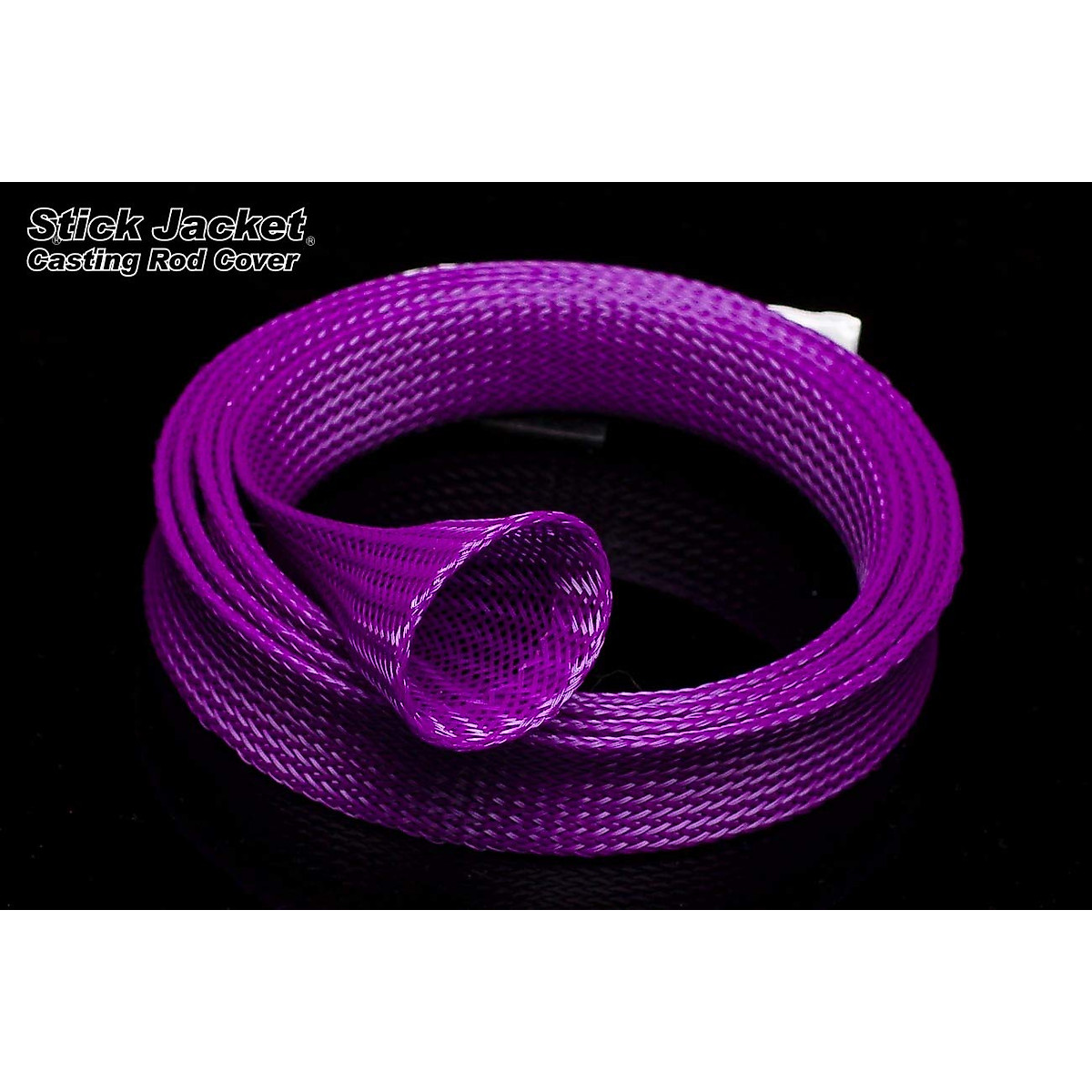 RITE-HITE Orin Briant Stick Jacket Fishing Rod Covers - Casting Stick Jacket, Comes in a Variety of Colors; Keep Your Rod Safe and from Getting Tangled (Purple)