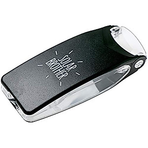 Suncase Solar Lighter - Compact Eco-Friendly, Solar Powered, Windproof, Waterproof, Ultralight Fire Starter (Black)