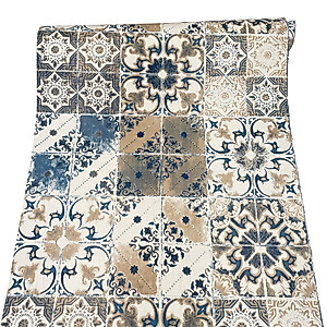 Yifely Classic Blue Shelving Paper Self-Adhesive Drawer Liner Waterproof Redo Shelf Dividers Lockable Box 17.7 Inch by 9.8 Feet