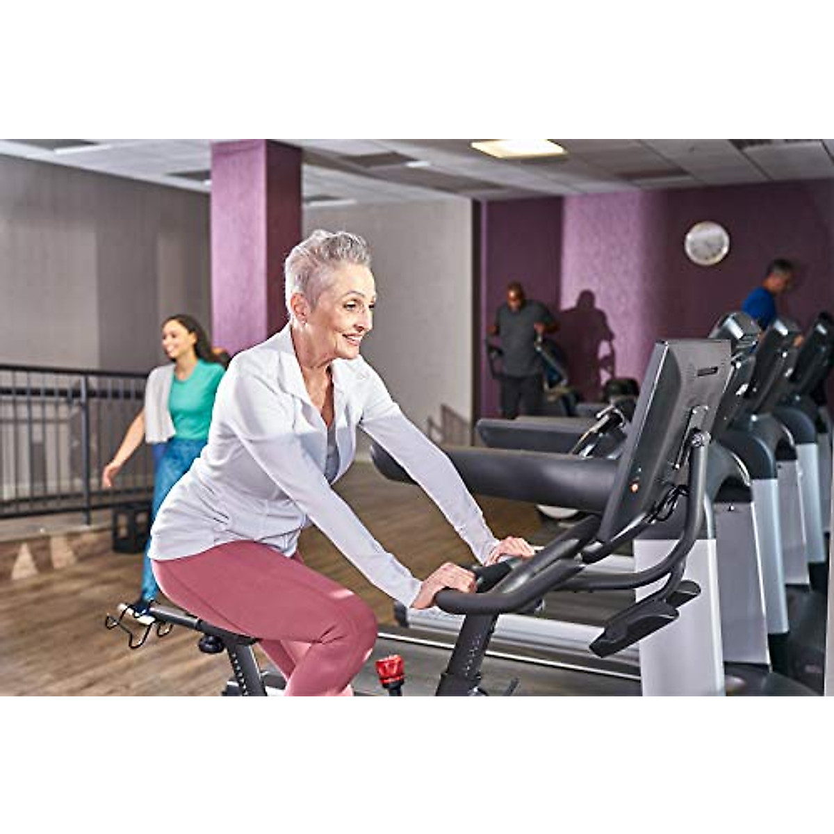 Echelon Smart Connect Fitness Bike, 30-Day Free Echelon Membership, Easy Storage, Small Spaces, Cushioned Seat, Solid Design, HIIT, Top Instructors, 32 Resistance Levels, Bluetooth, EX-7S