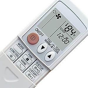Replacement for Mitsubishi Electric Mr Slim Air Conditioner Remote Control for MSZ-GL06NA MSZ-GL09NA MSZ-GL12NA MSZ-GL15NA (Display in Fahrenheit Only!!!)