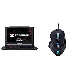 Acer Predator Helios 300 Gaming Laptop PC, 15.6" & Acer Predator Cestus 510 RGB Gaming Mouse