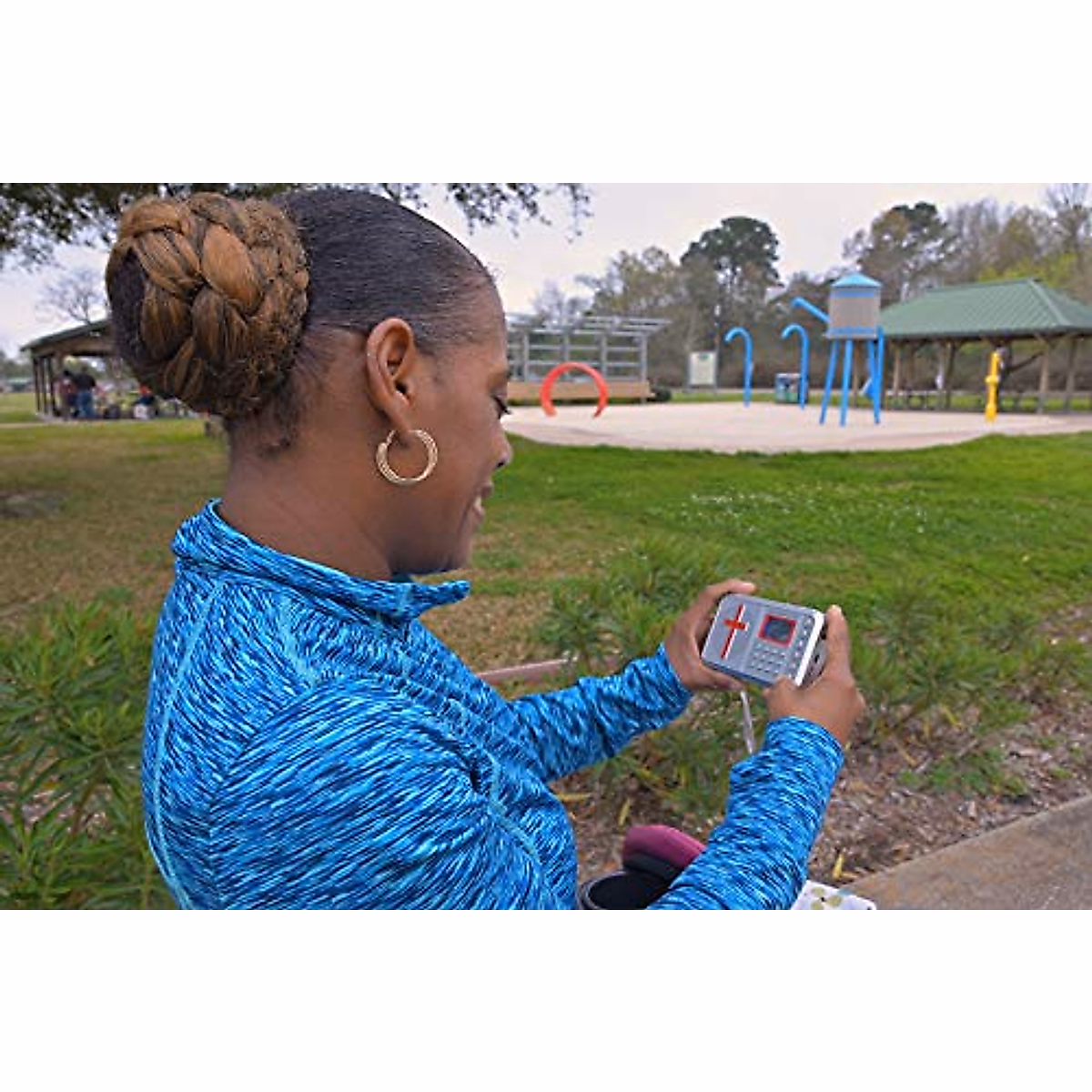 Daily Meditation 1 ESV Dramatized Audio Bible Player - English Standard Version Electronic Bible (with Rechargeable Battery, Charger, Ear Buds and Built-in Speaker)