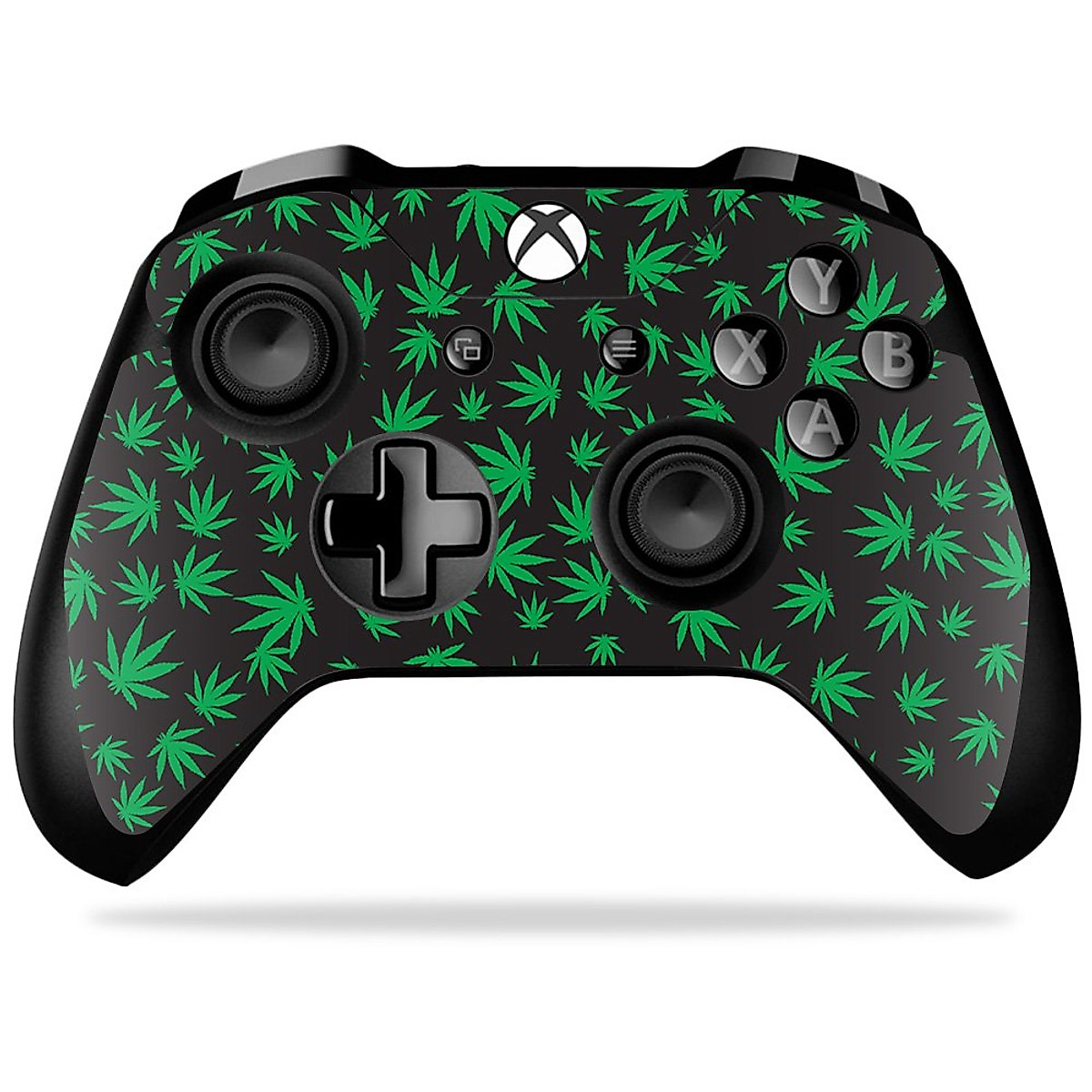 MightySkins Skin Compatible with Microsoft Xbox One X Controller - Marijuana | Protective, Durable, and Unique Vinyl Decal wrap Cover | Easy to Apply, Remove, and Change Styles | Made in The USA