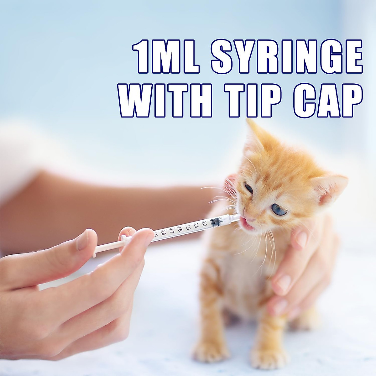1ml Syringes with Caps (Pack of 100)