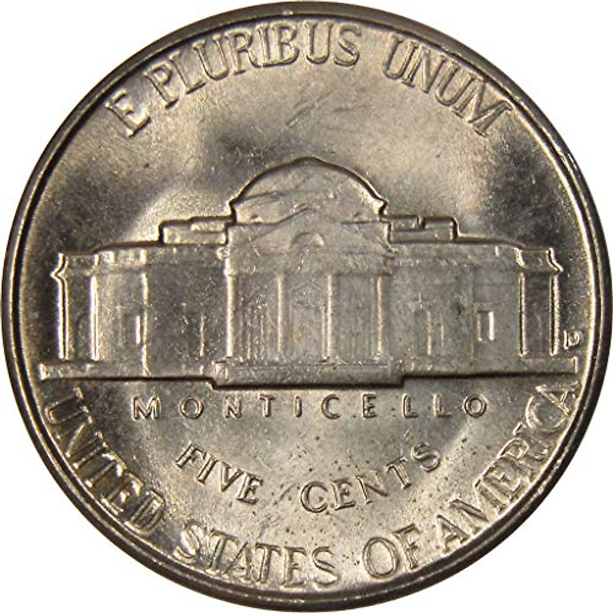 1950 D Jefferson Nickel 5 Cent Piece BU Uncirculated Mint State 5c US Coin