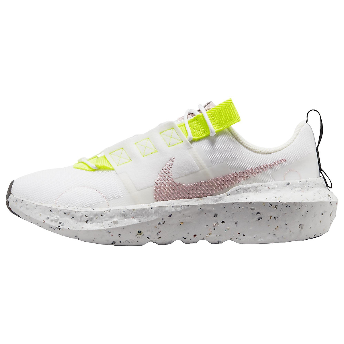 NIKE Women's Running Shoe, White Pink, 7