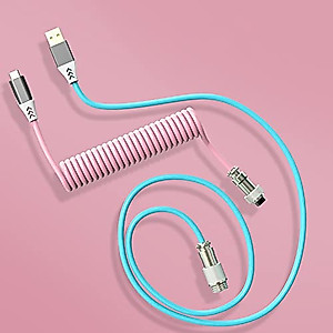 BGNTBUK 6ft Type C Fast Charge Cable Magnetic Cable Plug-in Mechanical Interface Cable Aerial Metal Cable Keyboard Adjustable Plug Type-C Extension Detachable S8 Charging Cable 10