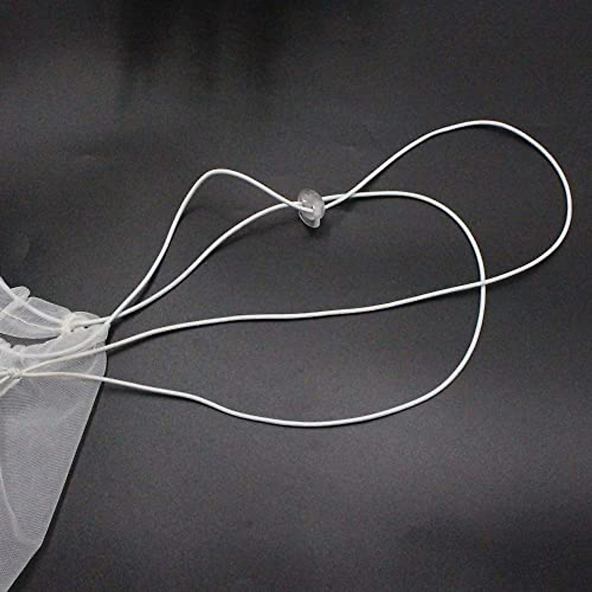 ZOCONE Bird Seed Guards & Catchers 8"×80" Stretchy Adjustable Drawstring Bird Cage Mesh Net Cover Cage Skirt