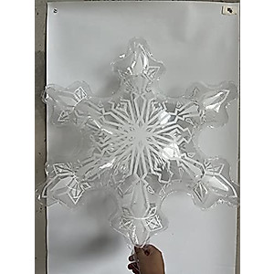 5pcs 36inch snowflake balloons-winter theme birthday party decerations supplier-winter flower for ice snow activity party decorations