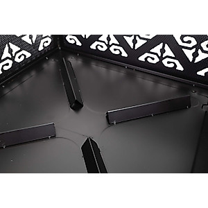 Pleasant Hearth OFW118S fire Pit, Rubbed Bronze