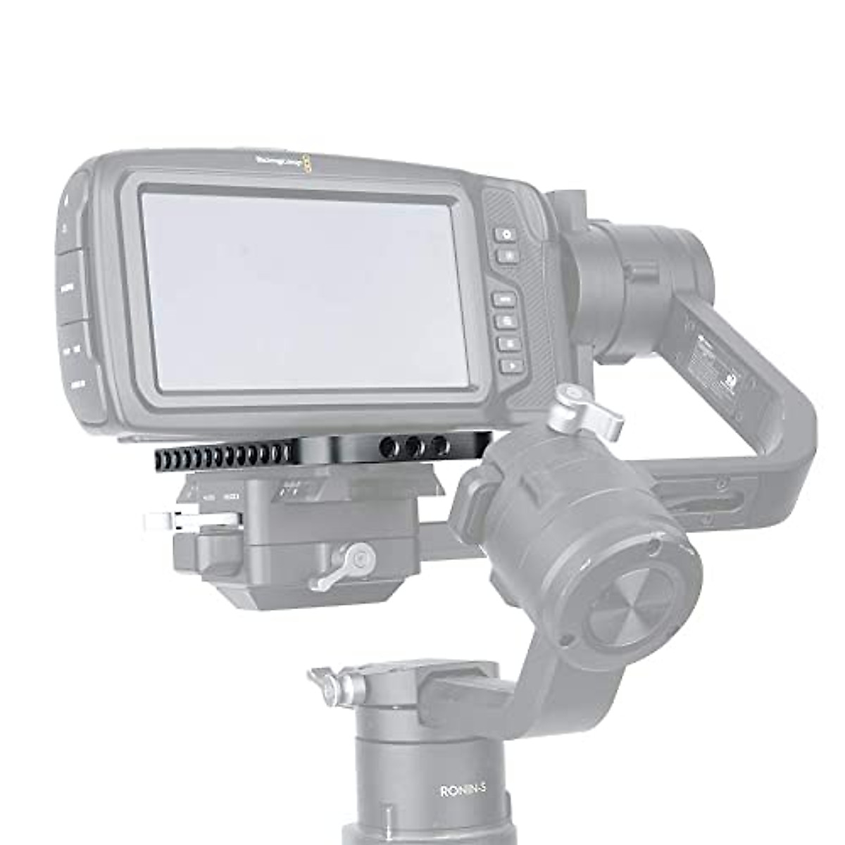 NICEYRIG Camera Cheese Mounting Plate, Universal Top Plate Applicable for URSA Mini 4K, Gimbal Stabilizer, Shoulder Rig System - 031