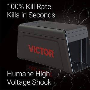 Victor M241 Indoor Electronic Humane Rat and Mouse Trap - No Touch, No See Electric Rat and Mouse Trap