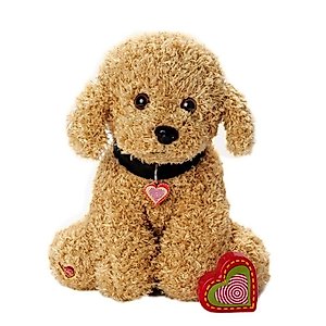 MBHB Digital Voice Recorder Stuffed Animal w/20 Second Recorder, Capture Baby's Heartbeat During Pregnancy + Ultrasound for Baby Showers, Registry, Birthdays, New Mom Gift, Doodle