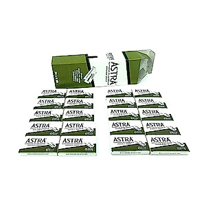 300 Astra Platinum Double Edge Safety Razor Blades (3 x 100)