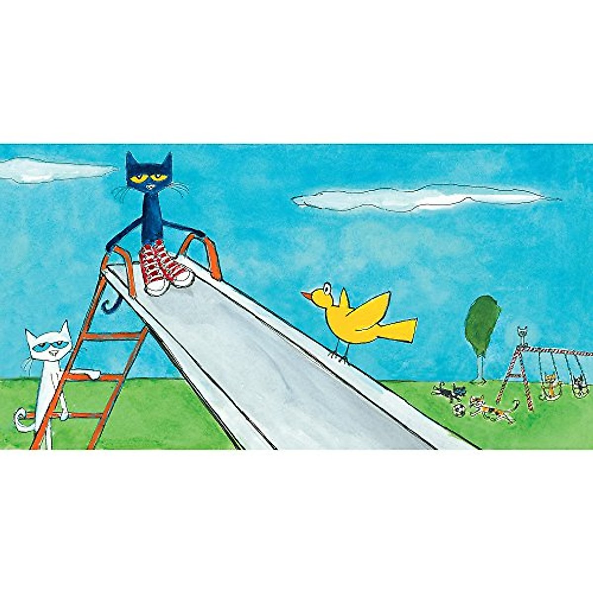 Educational Insights The Original Pete the Cat Decorative Light Filters 3-Pack, Reduce Glare & Flicker, Easy Setup for Office, Hospitals, Home & Classrooms
